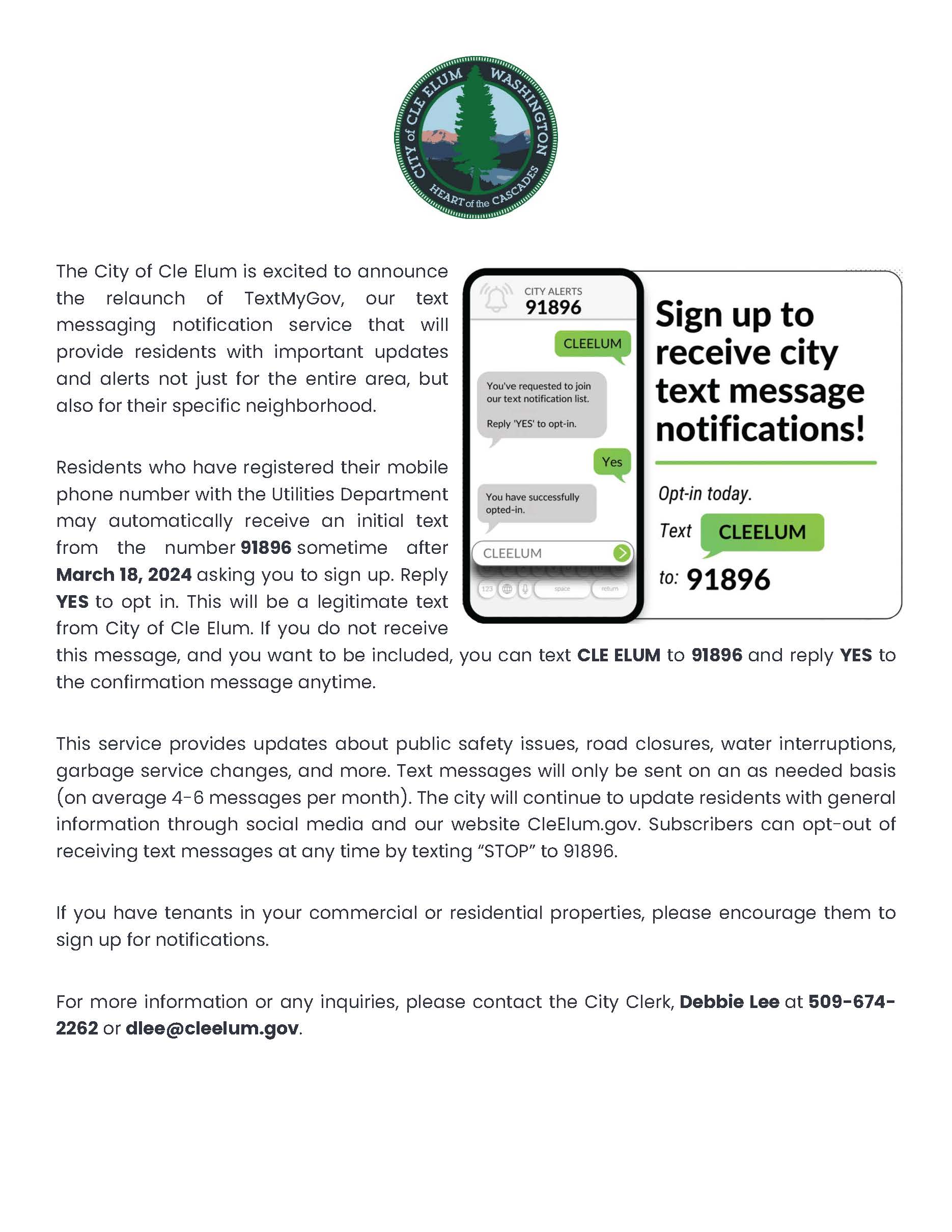 City of Cle Elum - Heart of the Cascades